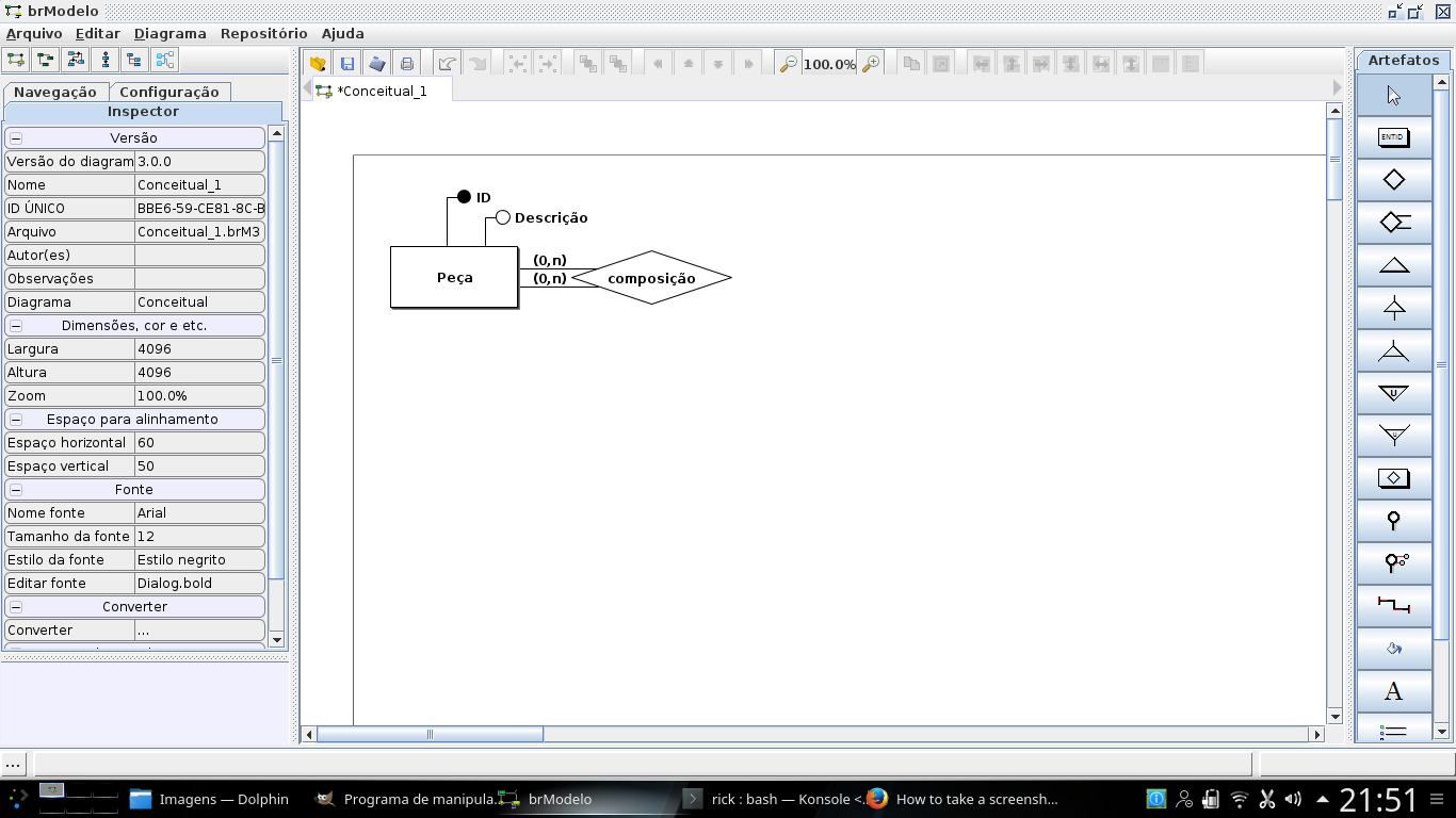brModelo - Ferramenta de Ensino: Modelagem de Dados (MER)